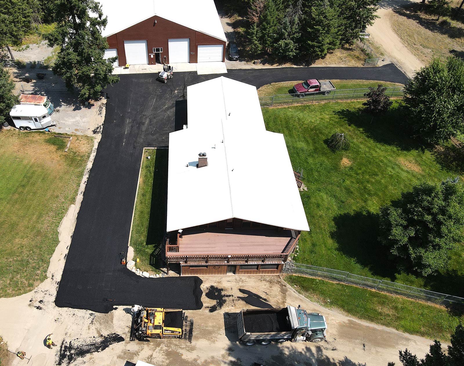 New Smooth Asphalt Driveway Completed in Athol, Idaho - Asphalt Pros USA